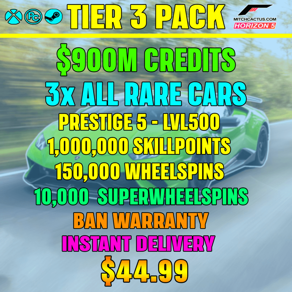 Forza Horizon 5 Modded Accounts - INSTANT DELIVERY