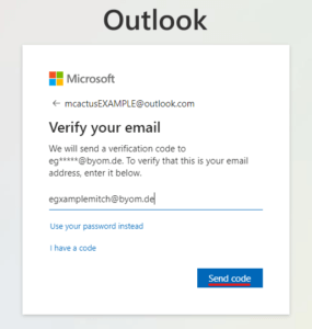 How to retrieve a byom.de email verification code - MitchCactus