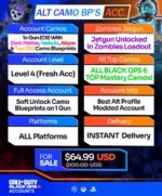 Call of Duty BO6 Accounts For Sale - Instant Delivery - MitchCactus