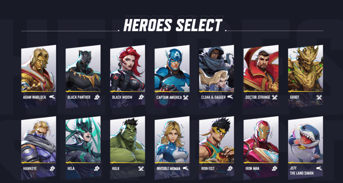 All Marvel Rivals Characters List - MitchCactus