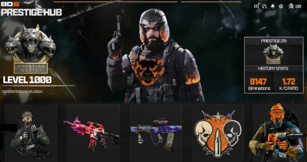 All Black Ops 6 Prestige Emblems - MitchCactus