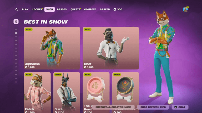 Fortnite Reveals Dog Skins Bundle Inspired By Classic Art - MitchCactus