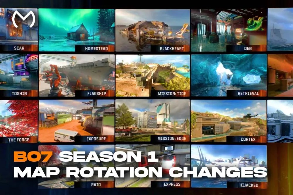 BO7 Season 1 Map Rotation Changes: New Additions
