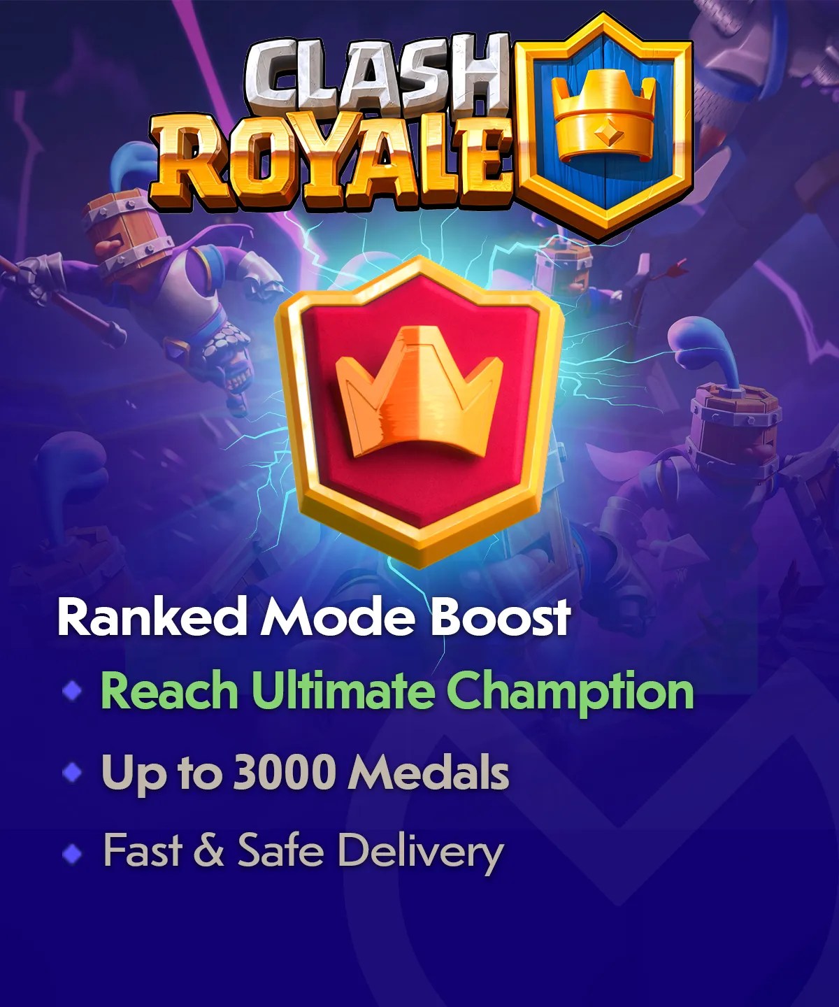 Clash Royale Ranked Mode Boost - MitchCactus