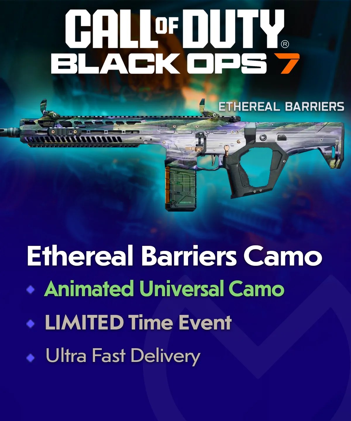 COD BO7 Ethereal Barriers Camo - Survivors of Ash Event