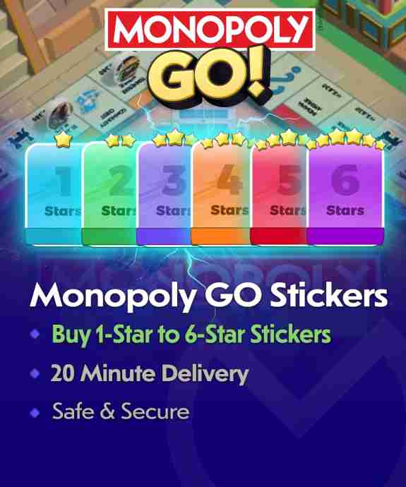 Monopoly GO Stickers for Sale - Instant Delivery